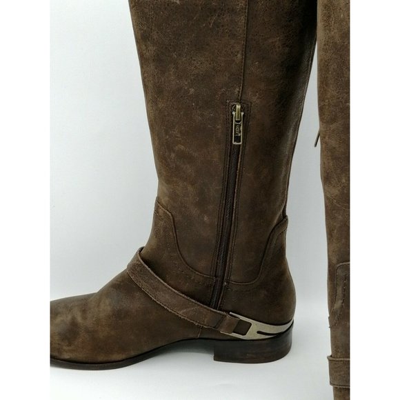 UGG | Shoes | Ugg Channing Ii Leather Metal Stirrup Side Zip Riding ...